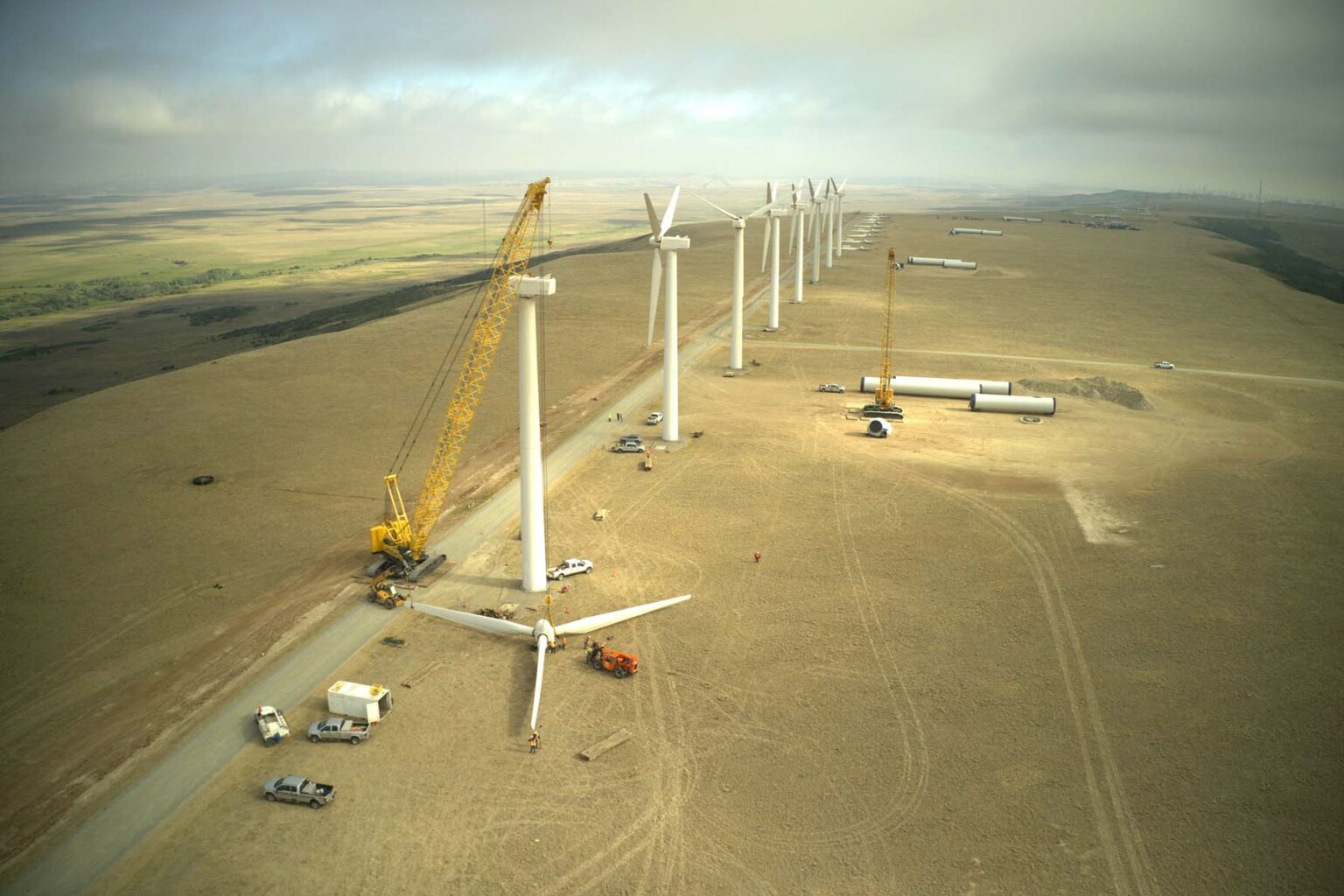 Featured Wind Turbine Erection Projects | Olsen Beal