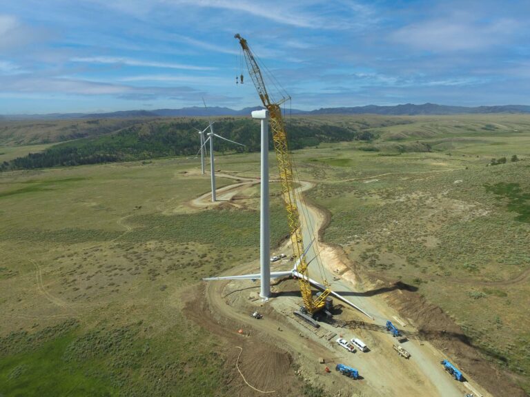 Featured Wind Turbine Erection Projects | Olsen Beal